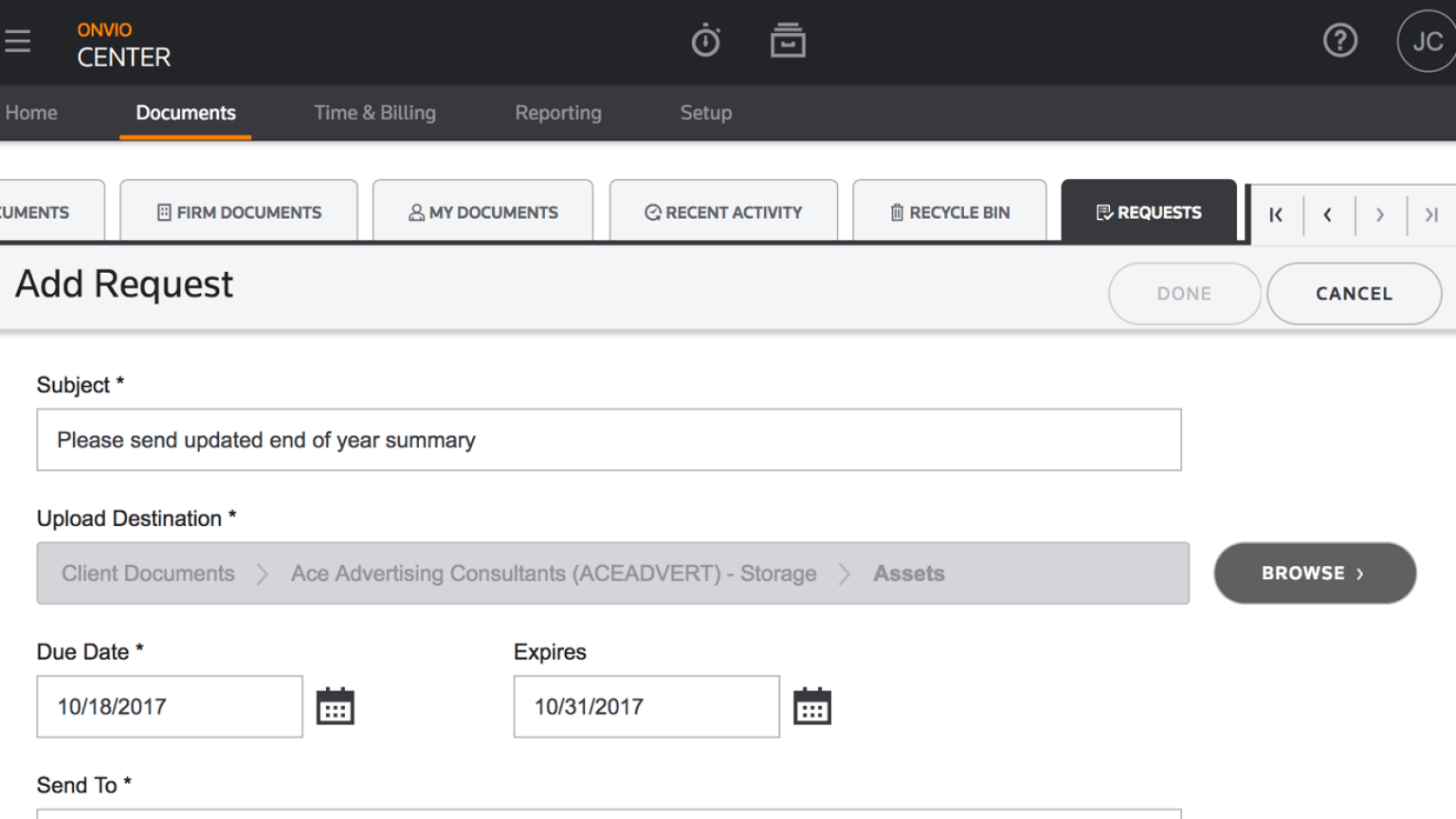 Onvio Features | Project Management for Accountants | Canada | Thomson ...