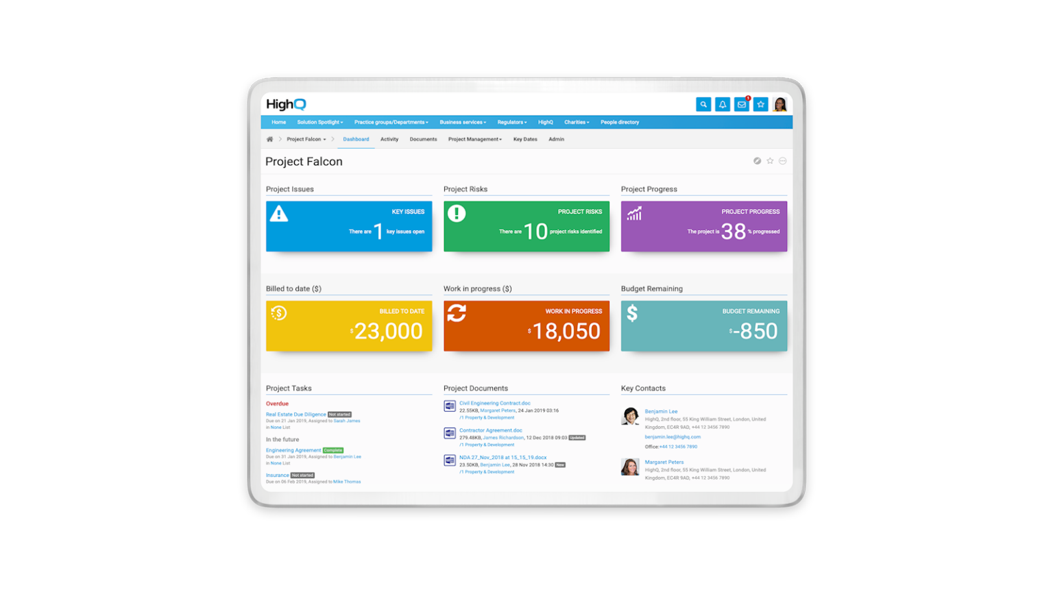 HighQ - Legal Operations & Business Management | Canada | Thomson Reuters HighQ - Legal Operations & Business Management | Canada | Thomson Reuters